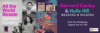 Garrard Conley & Halle Hill: Reading& Signing | Hub City Writers Project