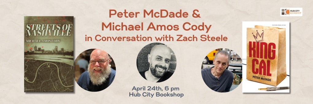 Peter McDade & Michael Amos Cody: Reading and Signing | Hub City ...
